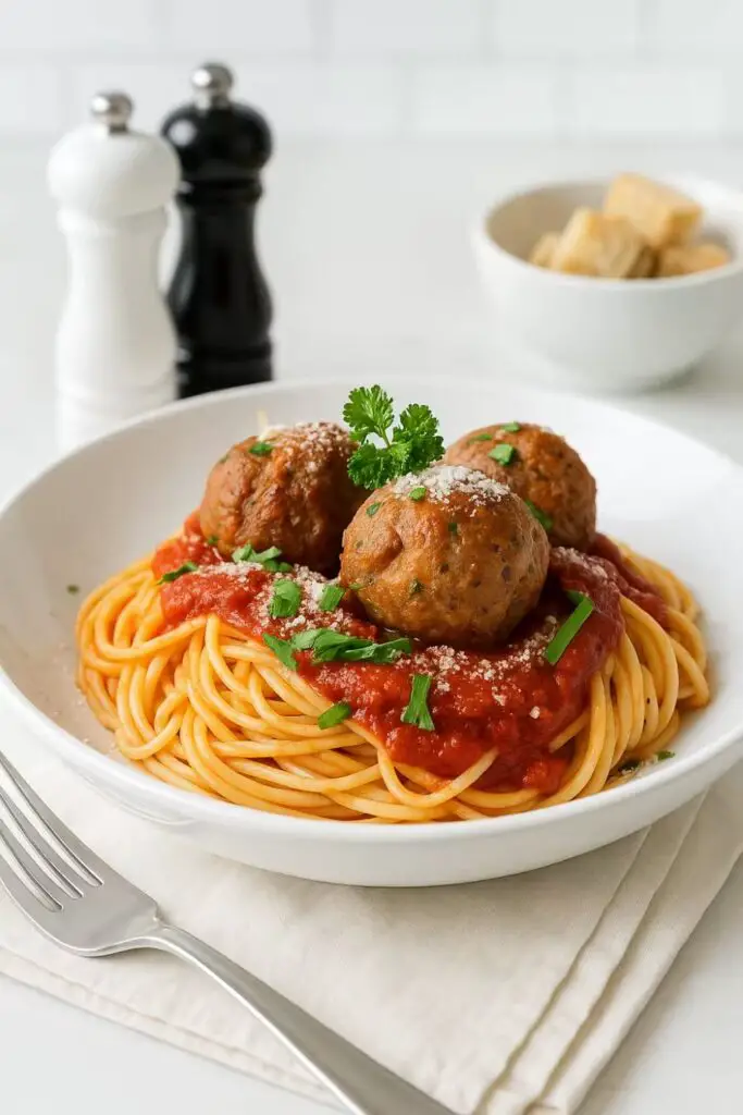 Cheesecake Factory Copycat Spaghetti and Meatballs Recipe for Dinner ...
