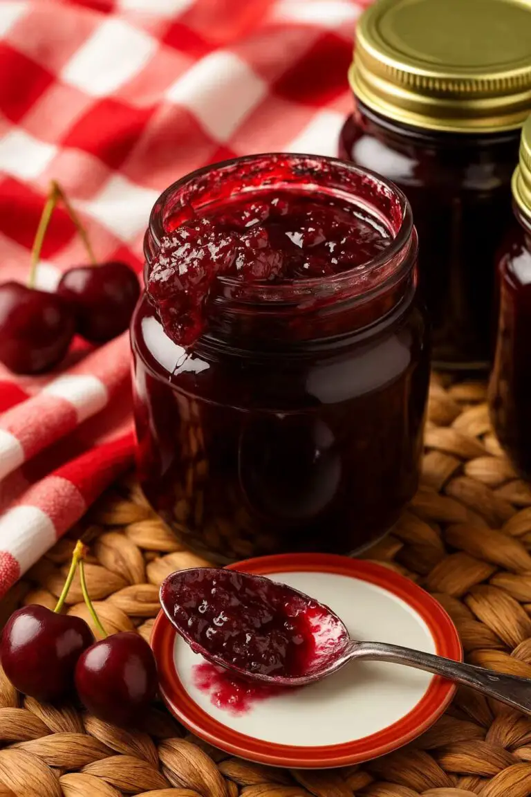 Cherry Vanilla Jam: A Sweet Symphony in a Jar - RecipeShots