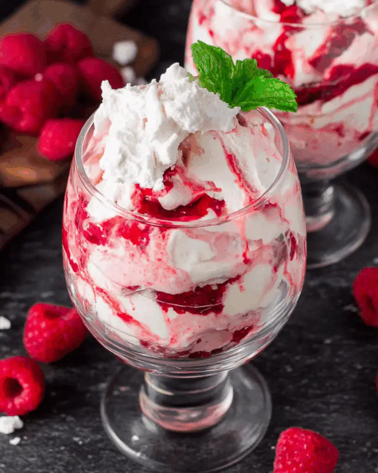 Easy Raspberry Eton Mess – The Best 5-Minute Dessert