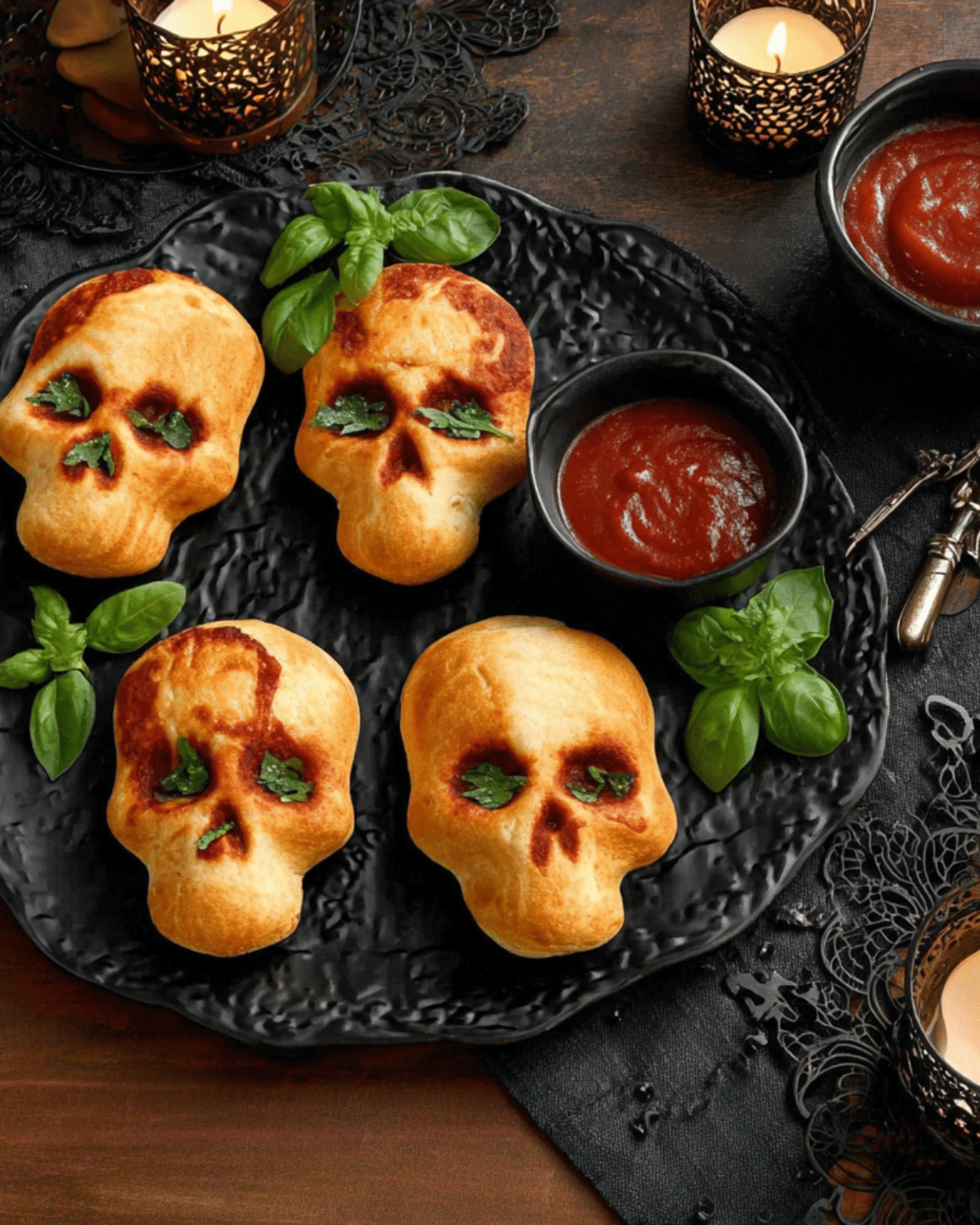 Pizza Skulls – The Best Halloween Snack You’ll Ever Bake