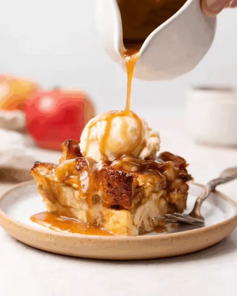 Apple Bread Pudding – The Best Custardy Dessert for Fall