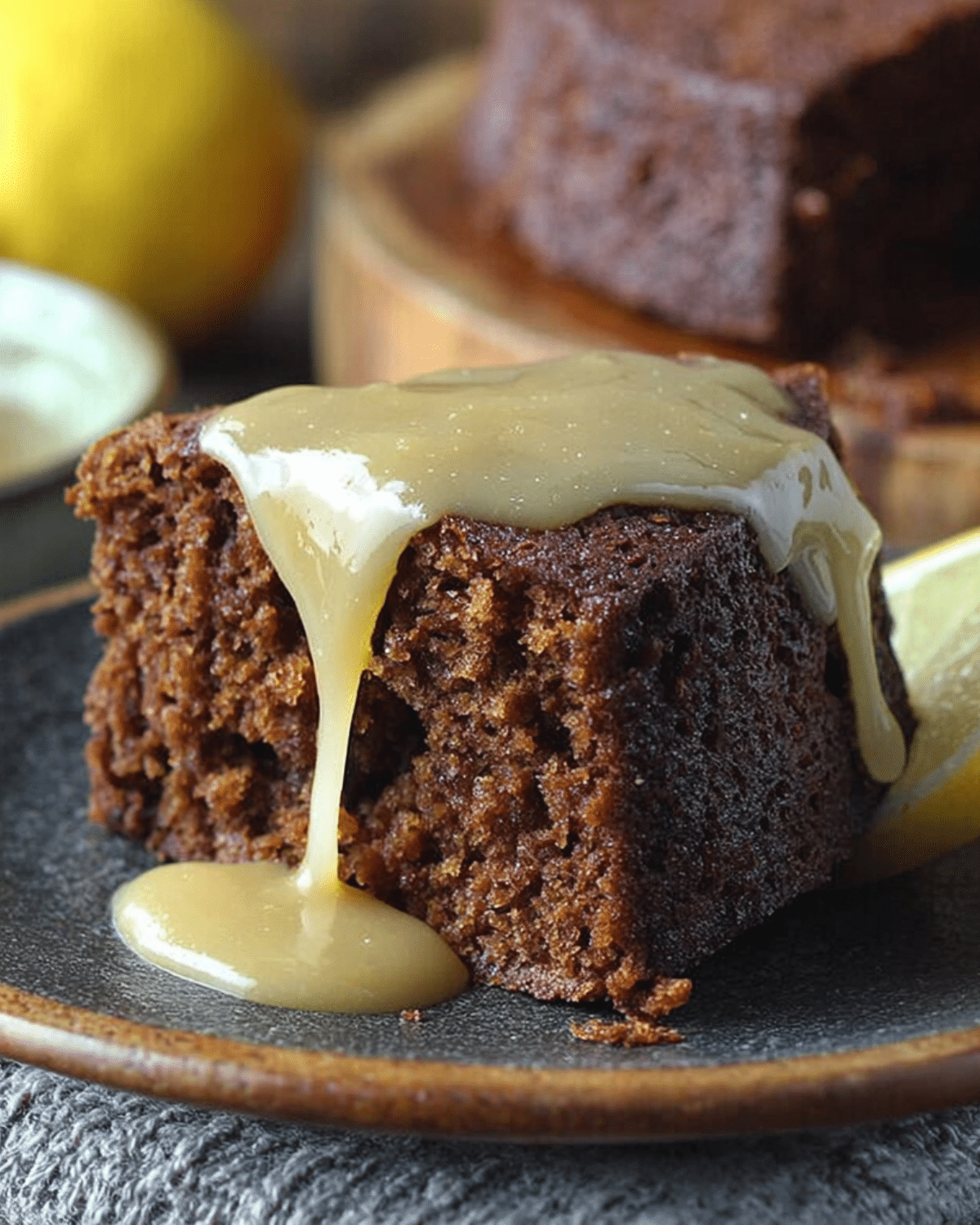 Gingerbread Cake with Lemon Glaze – The Best Holiday Dessert