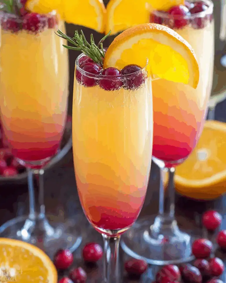 Cranberry Orange Mimosa – Best Festive Drink for Christmas