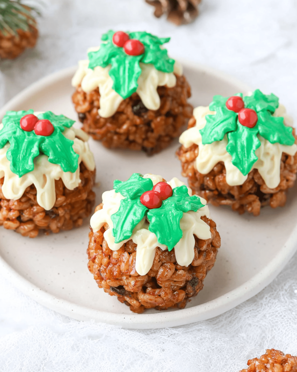 Rice Krispie Christmas Puddings – Best No-Bake Festive Treat