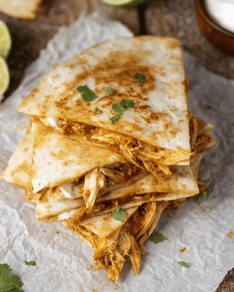 Crockpot Queso Chicken Quesadillas – The Best Easy Recipe