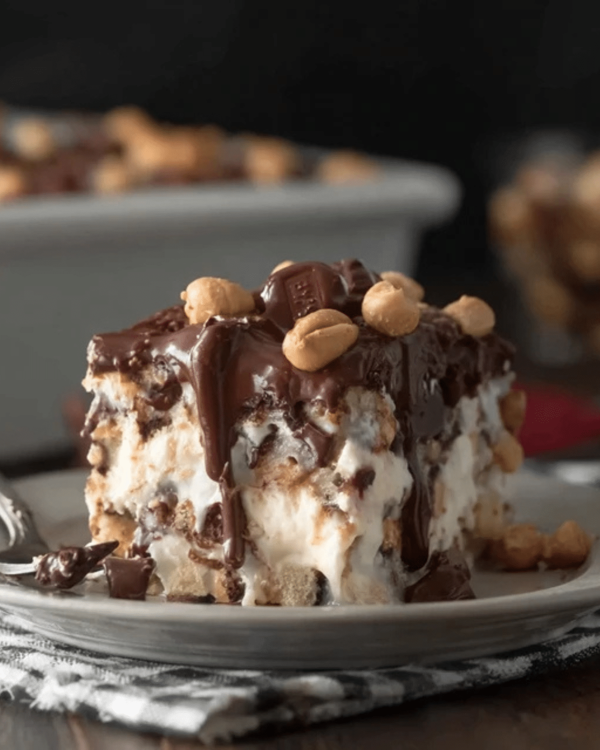Buster Bar Ice Cream Cake – The Best 5-Layer No-Bake Dessert